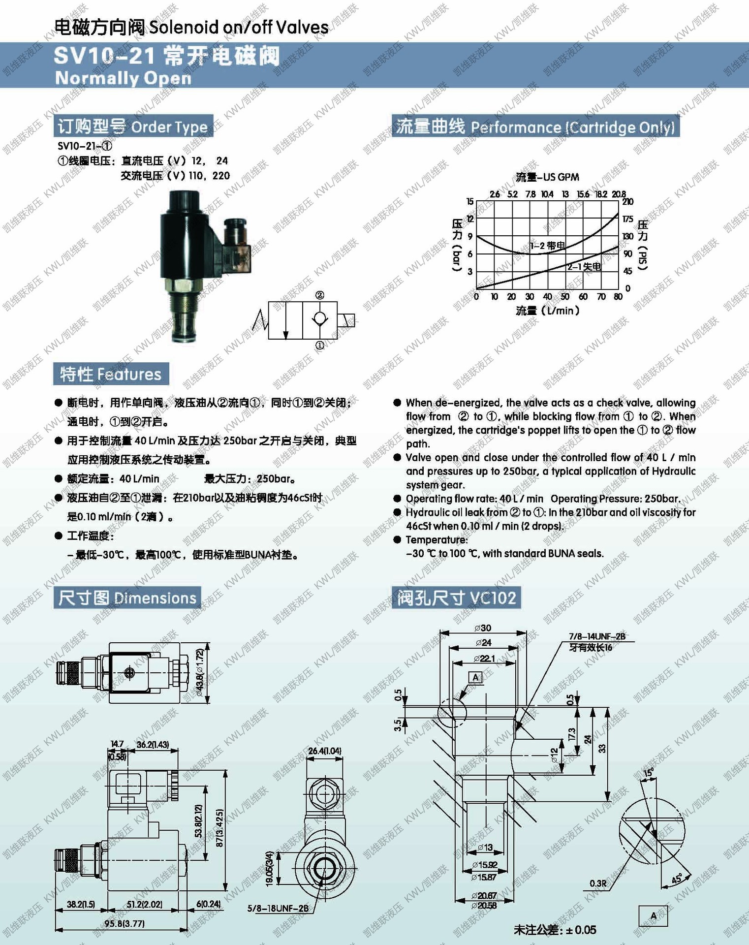 厂家现货,SV10-21 DC24V,SV10-21 DC12V,常开电磁阀 ,凯维联,-阿里巴巴