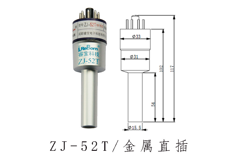 睿宝ZJ-52T电阻规管ZJ-52KF16CF1615.5玻璃金属真空测量仪器-阿里巴巴