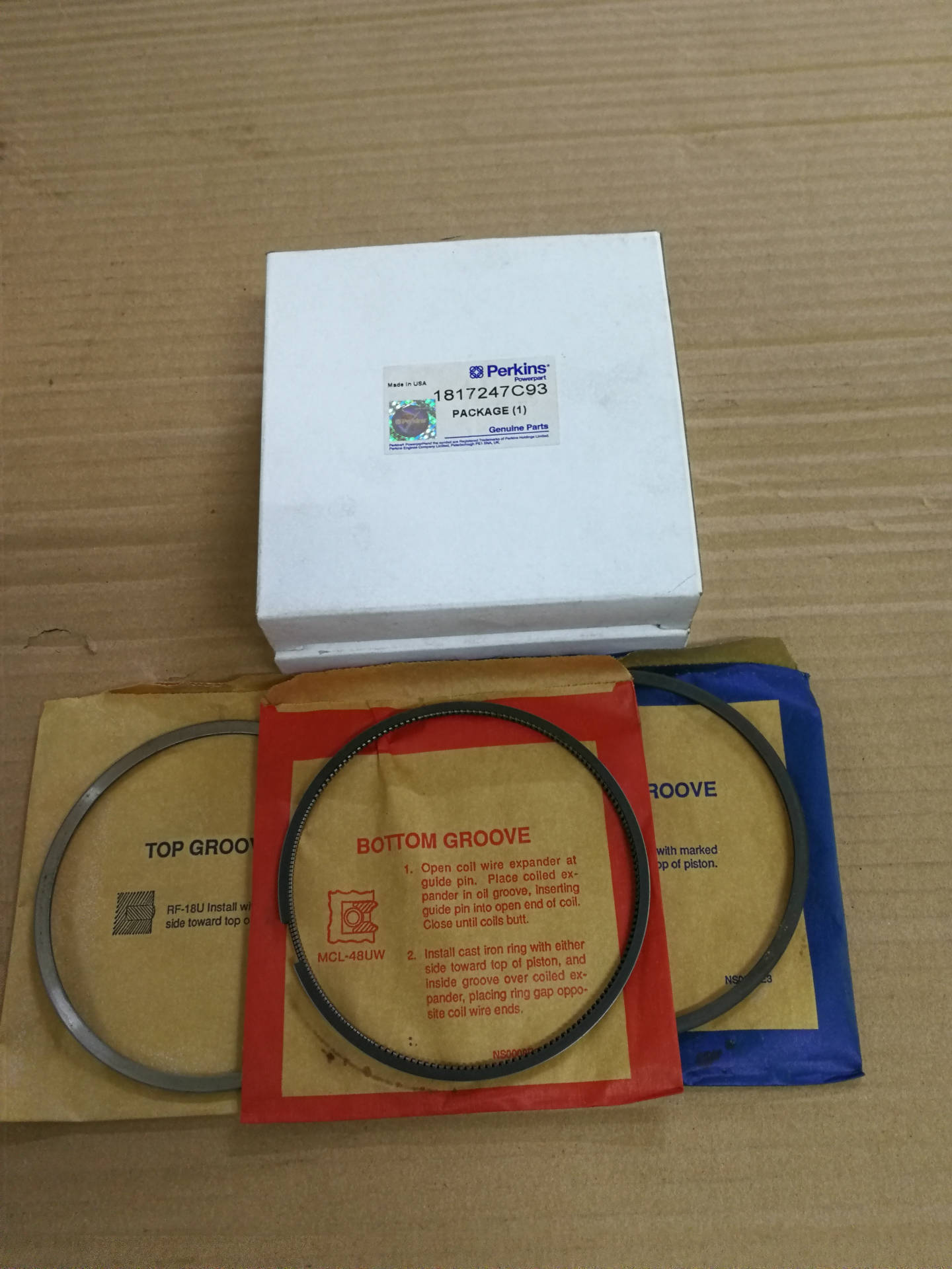 供应珀金斯发动机活塞环1817247C93-阿里巴巴