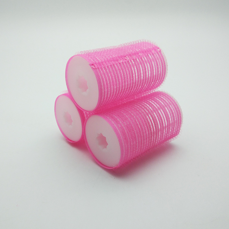 Factory wholesale hair roll 3 pack Velcro pear flower head self ...
