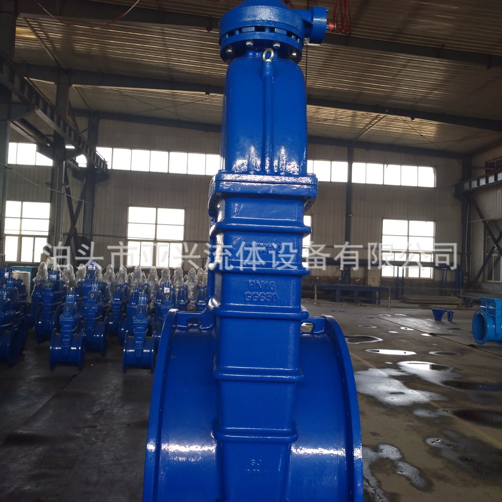 SZ45X 法兰 地下弹性座封闸阀 传动帽软密封 方头地埋闸阀 DN100-阿里巴巴