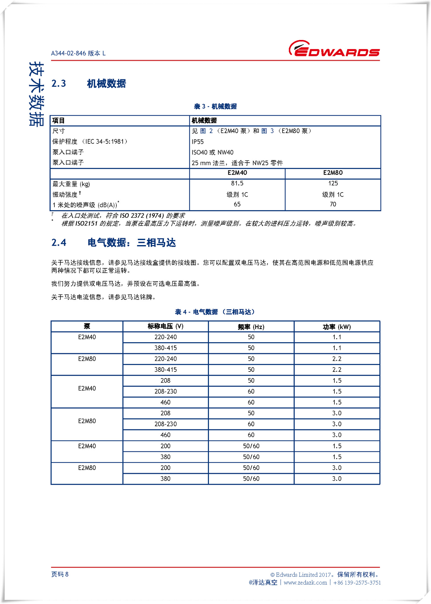 原装Edwards爱德华双级真空泵E2M80 E2M80双级真空泵维修保养-阿里巴巴