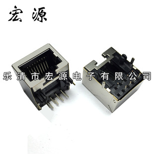 RJ45 56B 1*1 8P8C屏蔽后脚 网络接口连接器插座JACK厂家直销-阿里巴巴