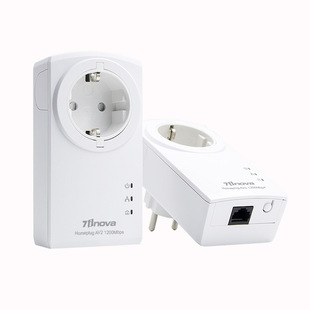 7INOVA·7旗 七旗 电力猫 AV2 1200Mbps 千兆套装带插座 QCA7500-阿里巴巴