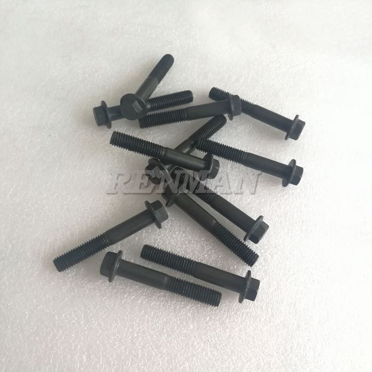 六角法兰面螺栓3901448 3944593东风天龙排气歧管螺栓排气管螺栓-阿里巴巴