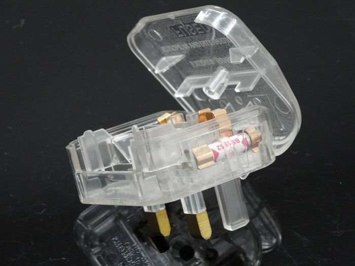 BS5733 (ECP) 供应英转欧电源插座 BS带保险丝 黑色翻盖厂家货源-阿里巴巴