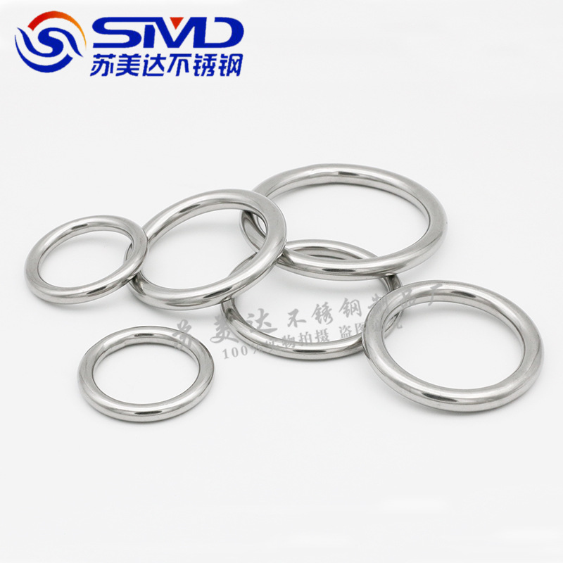 304不锈钢圆环圆圈 无缝焊接钢环O型环316不锈钢实心圆环 大小可-阿里巴巴