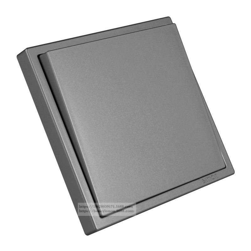 simon/西蒙 i7系列 一位单极开关(荧光灰)(含边框)701011-61-阿里巴巴