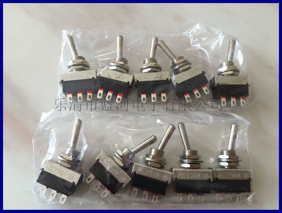 星宇 KN4-102 钮子开关 三脚两档 KN4 1*2 摇摆开关 8MM孔径-阿里巴巴