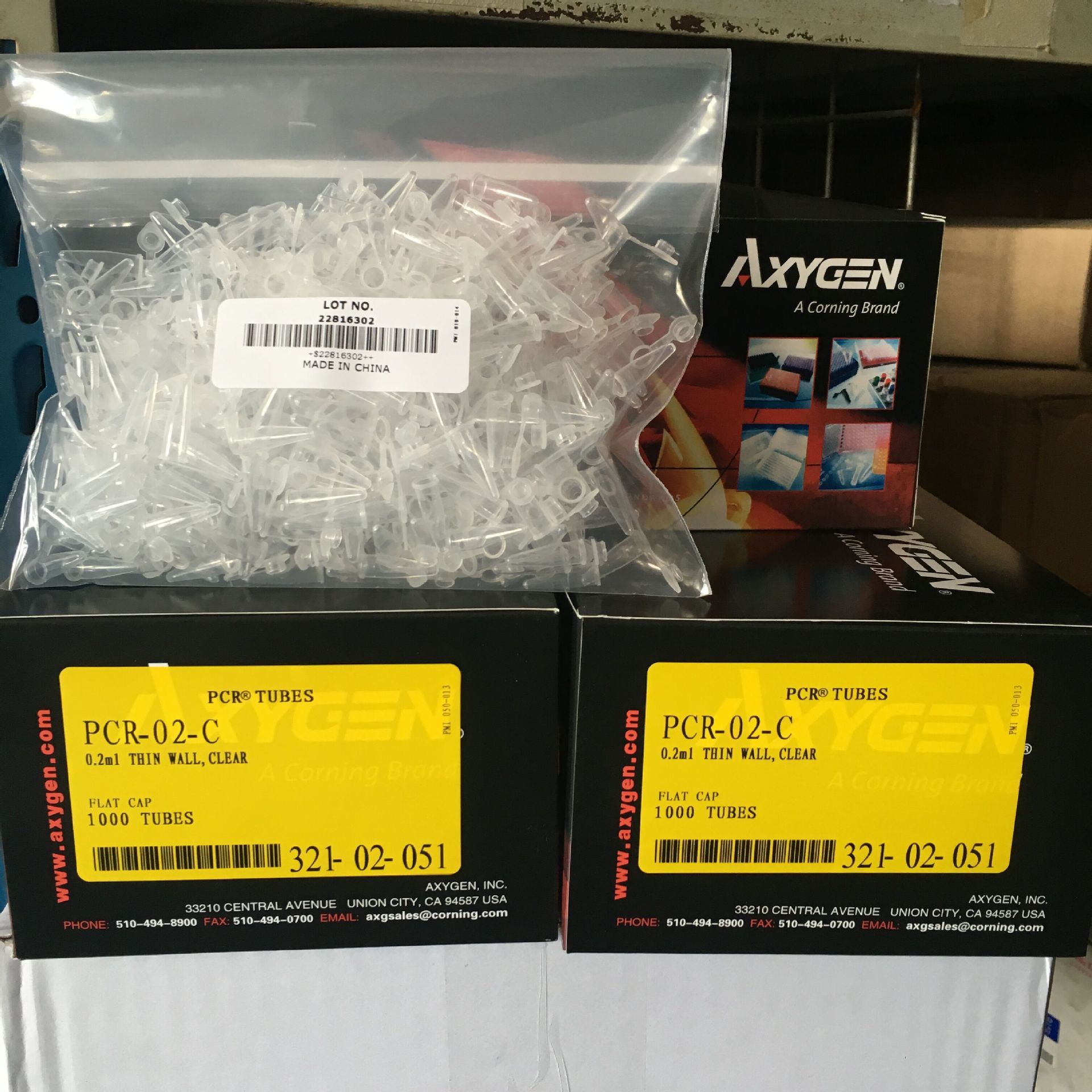 Axygen爱思进 PCR-02-C 0.2ml平盖薄壁管 1000支/盒,10盒/箱-阿里巴巴