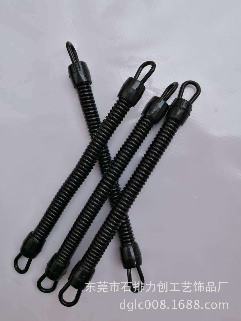 供应塑料弹簧挂绳黑色卡套PU失手挂绳钥匙扣 弹簧绳 焊接弹簧挂绳-阿里巴巴