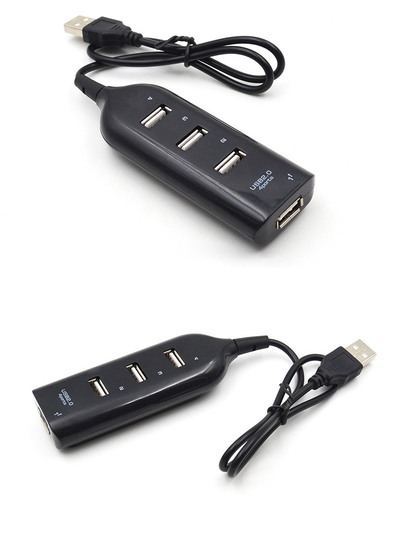 排插式 USB HUB 一分四分线器 4口USB分线器 USB集线器 usb排插-阿里巴巴