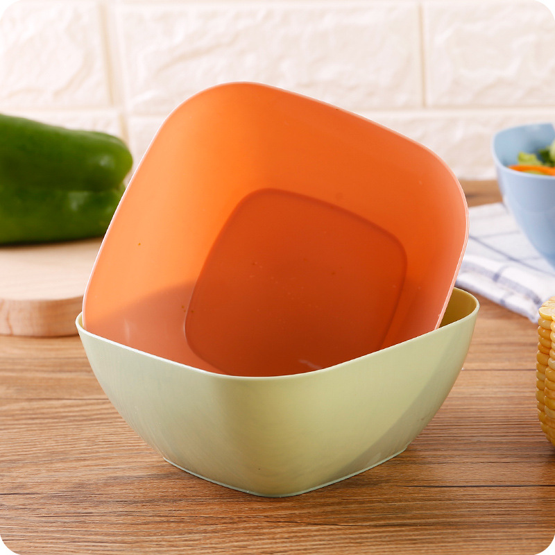 Square fruit plate living room plastic fruit bowl home kitchen washing ...