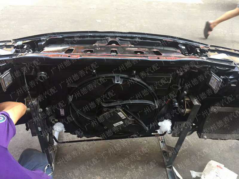 适用宝马530配件 宝马530LI前嘴 保险杠 大灯 水箱 电子扇-阿里巴巴