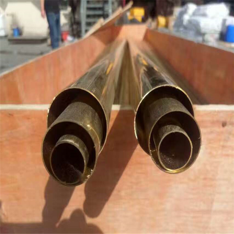 加工销售方矩形空心黄铜管 外方内圆异形装饰黄铜管-阿里巴巴