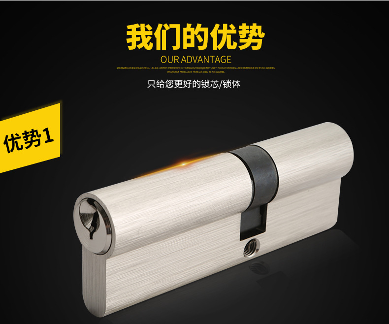 中山厂家货源全铜锁芯锁具配件家用木门双开锁芯 防盗室内门锁芯-阿里巴巴