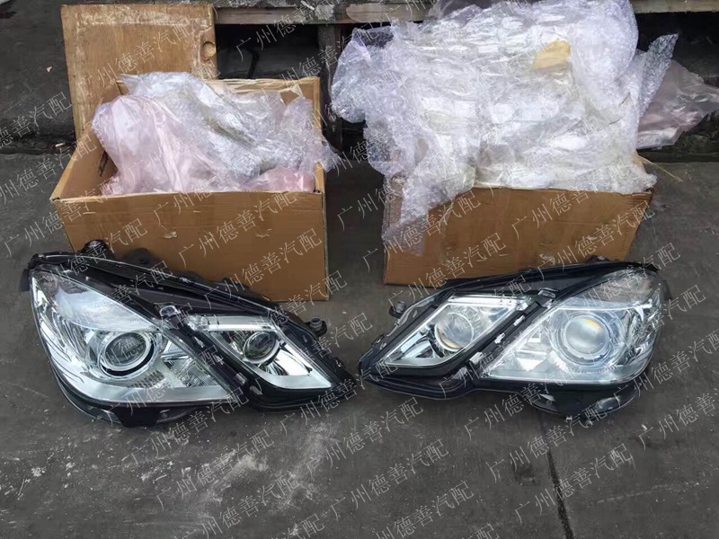 奔驰212 E200 E260 E280 E300 E350前大灯 前照灯 升级低配改高配-阿里巴巴