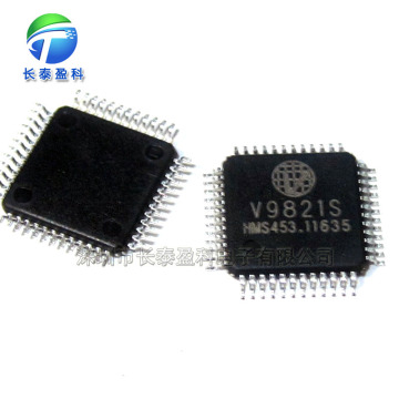 V9821S QFP48 三相多功能 计量芯片 SOC 电能计量 V9821-阿里巴巴