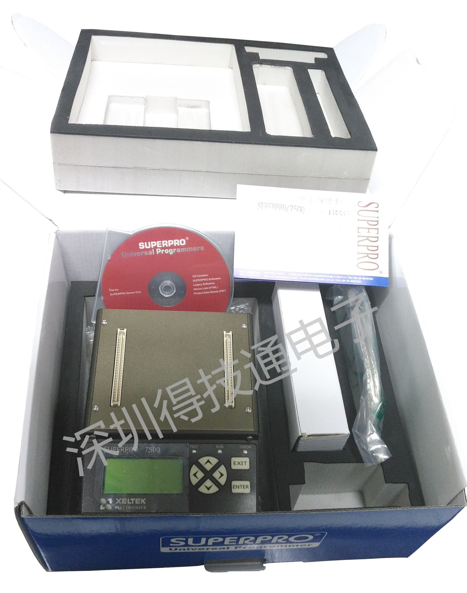 南京西尔特SUPERPRO/7500烧写器USB2.0脱机联机高速通用编程器-阿里巴巴