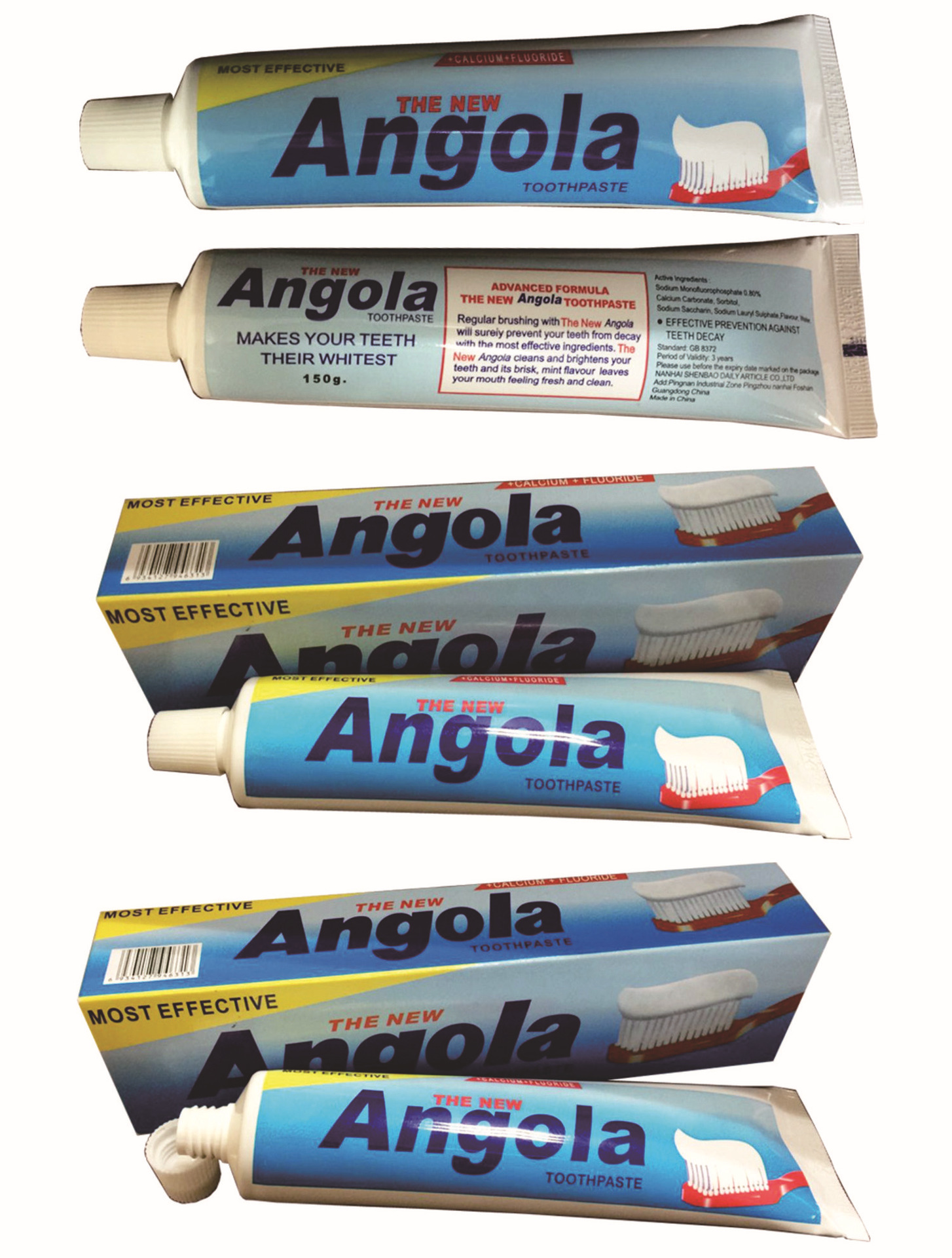 外贸出口 非洲中东150g英文牙膏牙膏 angola toothpaste-阿里巴巴