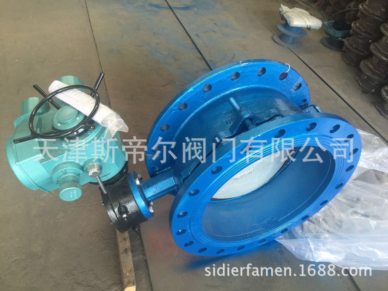 伸缩蝶阀 双法兰涡轮蝶阀 球墨铸铁蜗轮偏心蝶阀天津SD341X-10Q-阿里巴巴