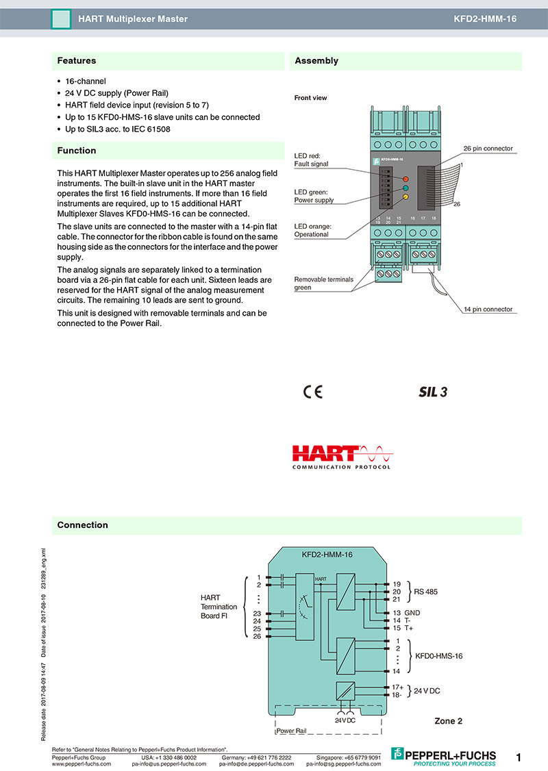 德国原装P+F倍加福HART多路转换器KFD2-HMM-16 现货供应-阿里巴巴