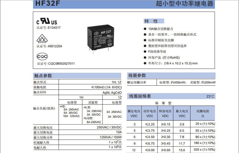 JZC-32F/024-HS3(555)继电器 超小型中功率继电器 24V10A正品-阿里巴巴