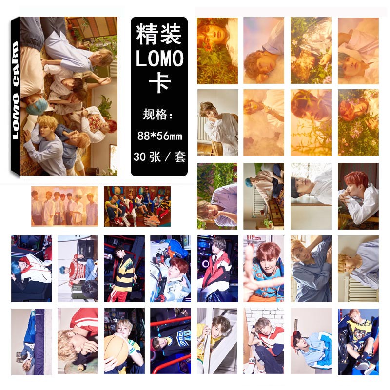 防弹少年团官方同款V SUGA JungKook LOMO CARD 收藏卡 照片30张-阿里巴巴