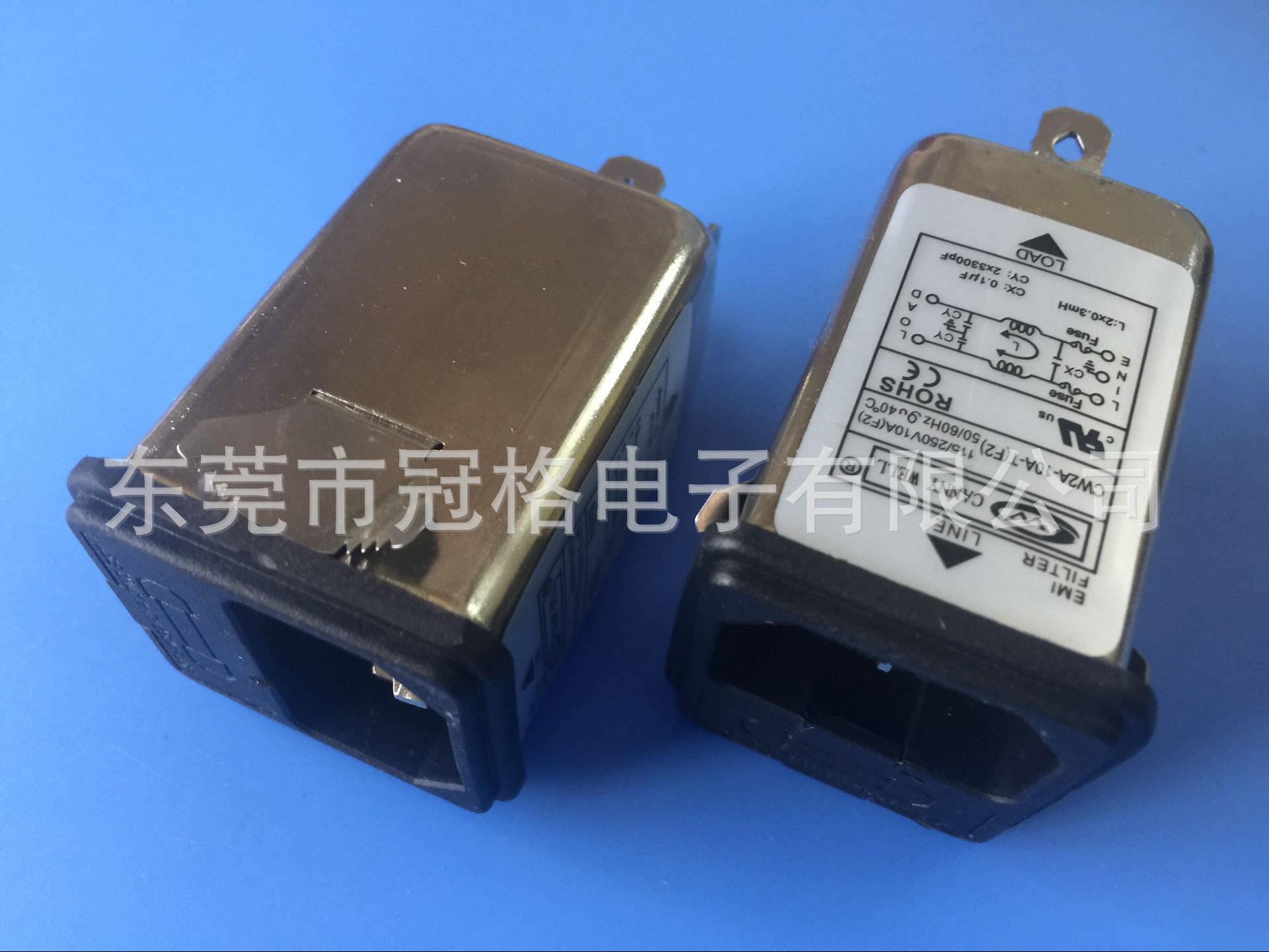 EMI电源滤波器 CW2A-10A-T(f2) 双保险二合一滤波器 卡式滤波器-阿里巴巴