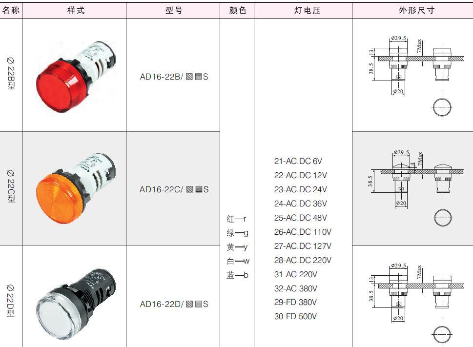 正品西门子APT 指示灯 AD16-22D/w31，白色，AC220V，LED-阿里巴巴