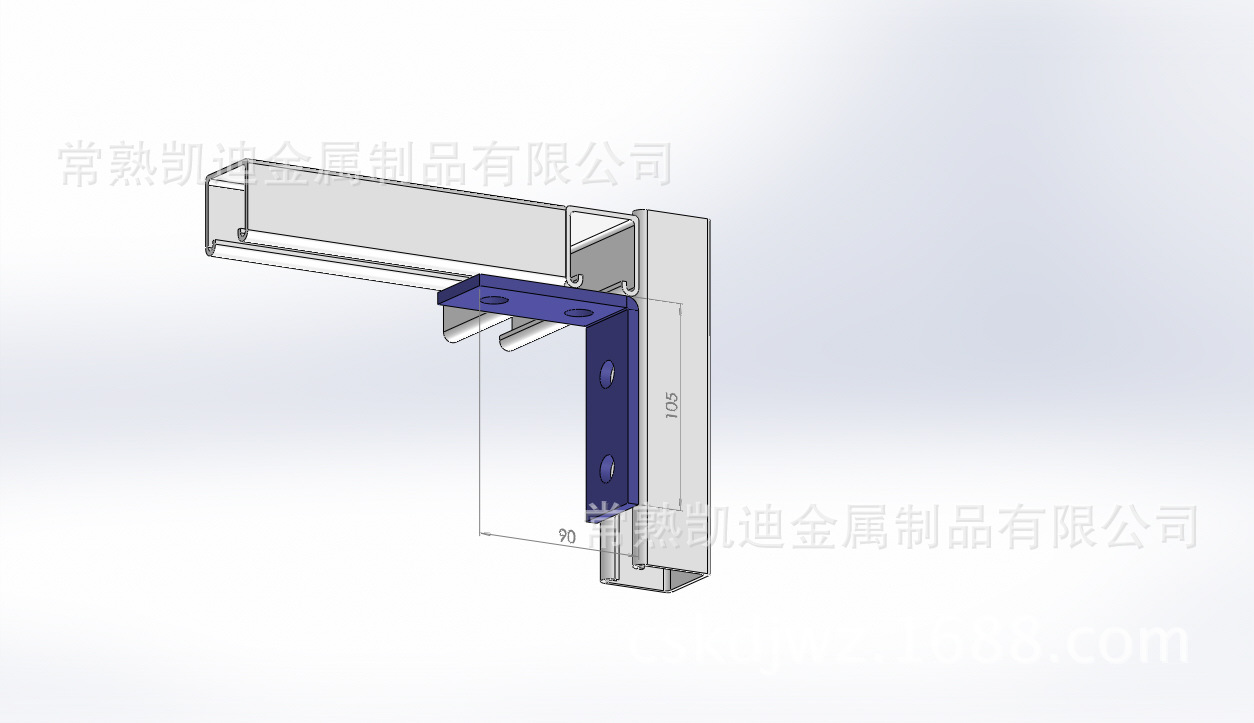 抗震连接件及C型钢连接件——90°角配件-阿里巴巴
