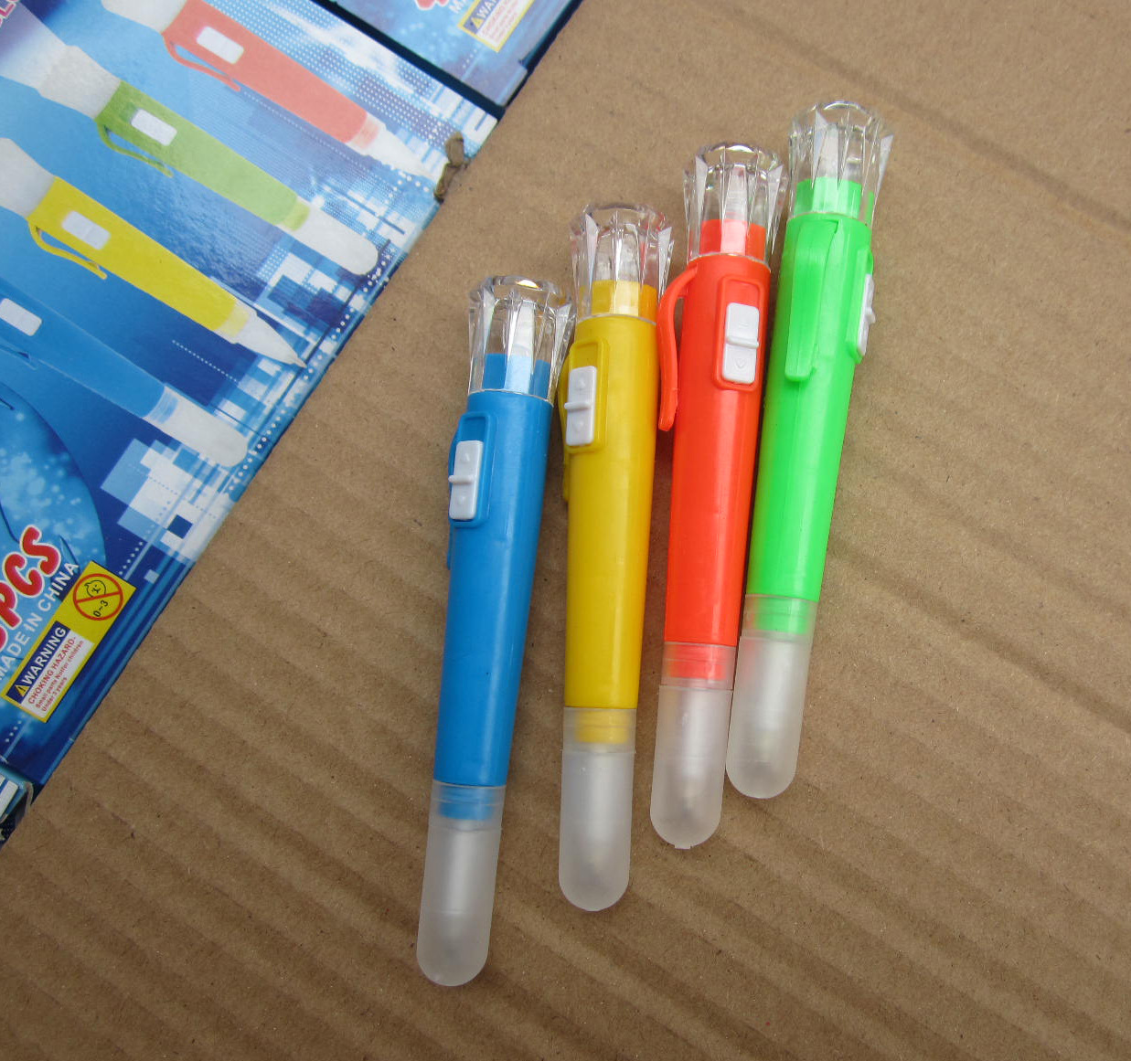 Poly Colored Multi Color LED Illuminating Pen LED With Light Ball Light ...