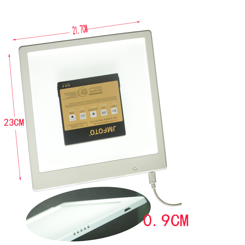 无极调光led无影摄影灯背景灯板 无影灯摄影棚套装底灯20CM-阿里巴巴