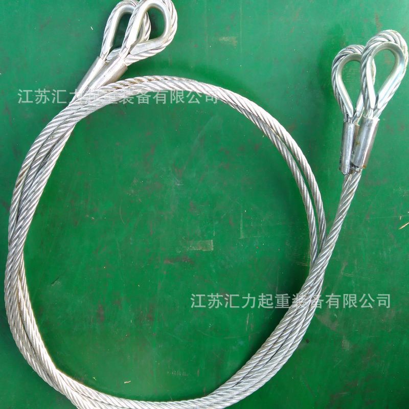 插编钢丝绳3.5m*14mm 压制钢丝绳索具14mm*3m 钢丝绳成套索具-阿里巴巴