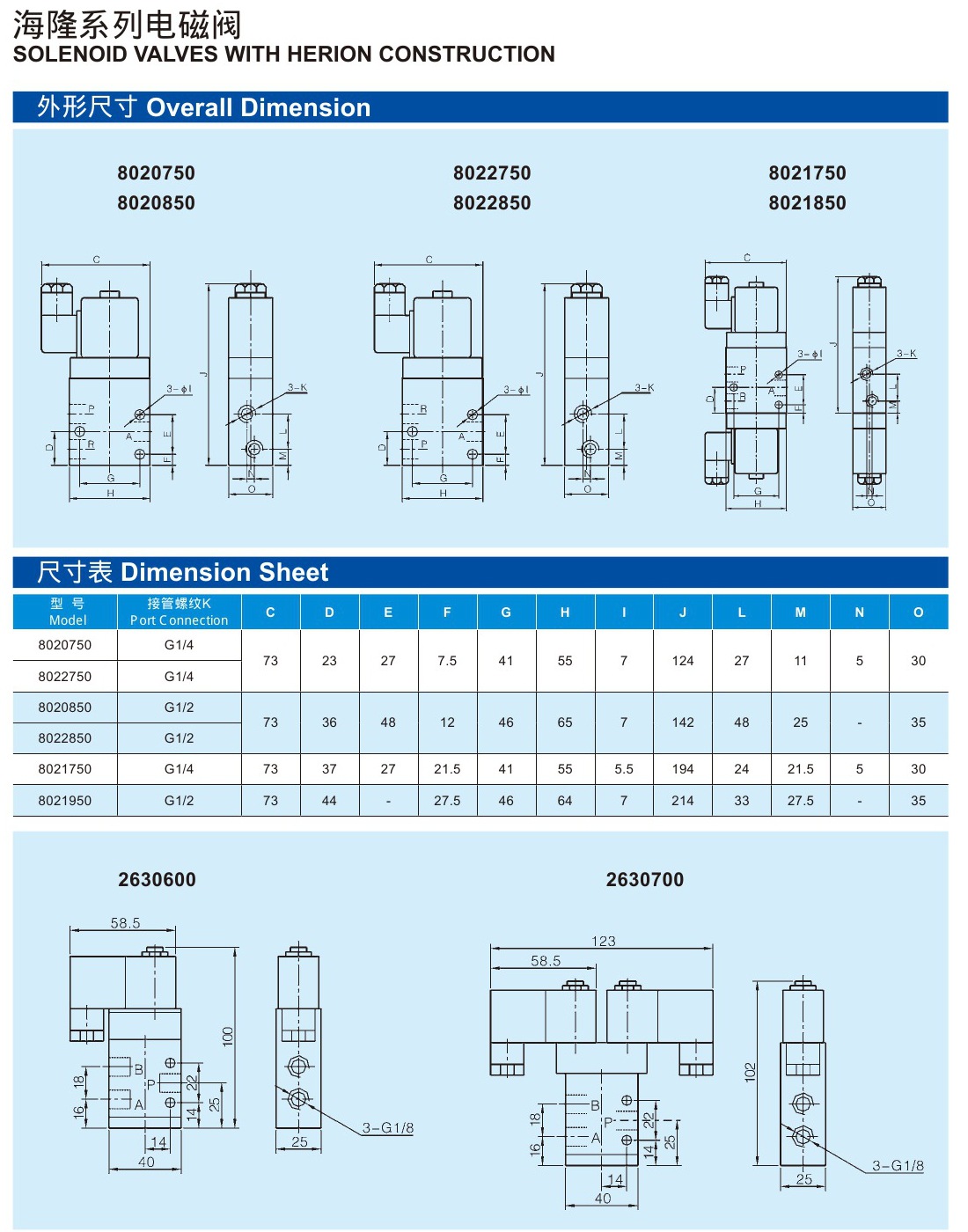 包邮生产263|802|2630海隆系列气动换向电磁阀|先导滑柱式电磁阀-阿里巴巴