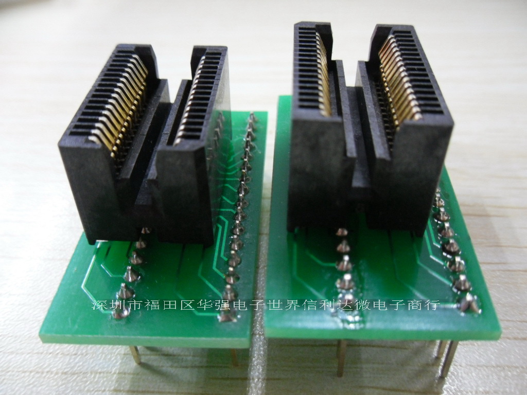 IC烧录座SOJ-32 TSOC-32 300mil 宽8.26-8.76MM-阿里巴巴