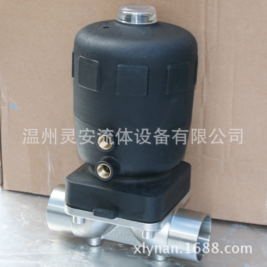 UPVC气动隔膜阀 化工隔膜阀 防腐塑料隔膜阀 气动膜片阀PVC-阿里巴巴