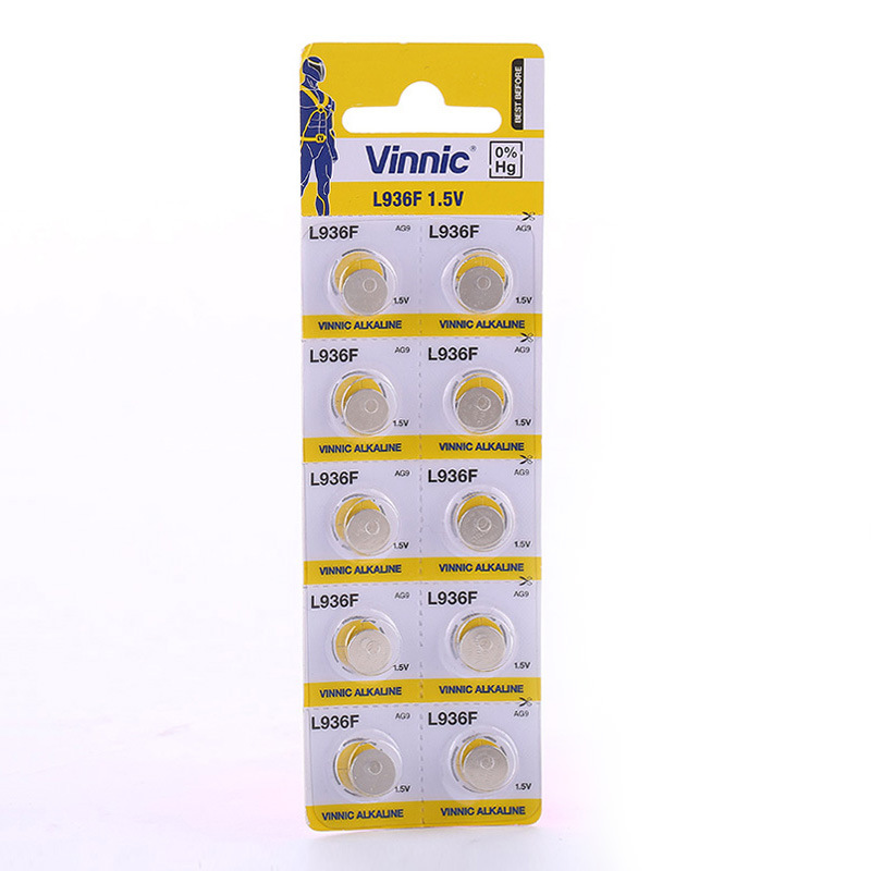 vinnic AG9/L936F/LR45纽扣电池 手表电子产品专用 厂家直销批发-阿里巴巴