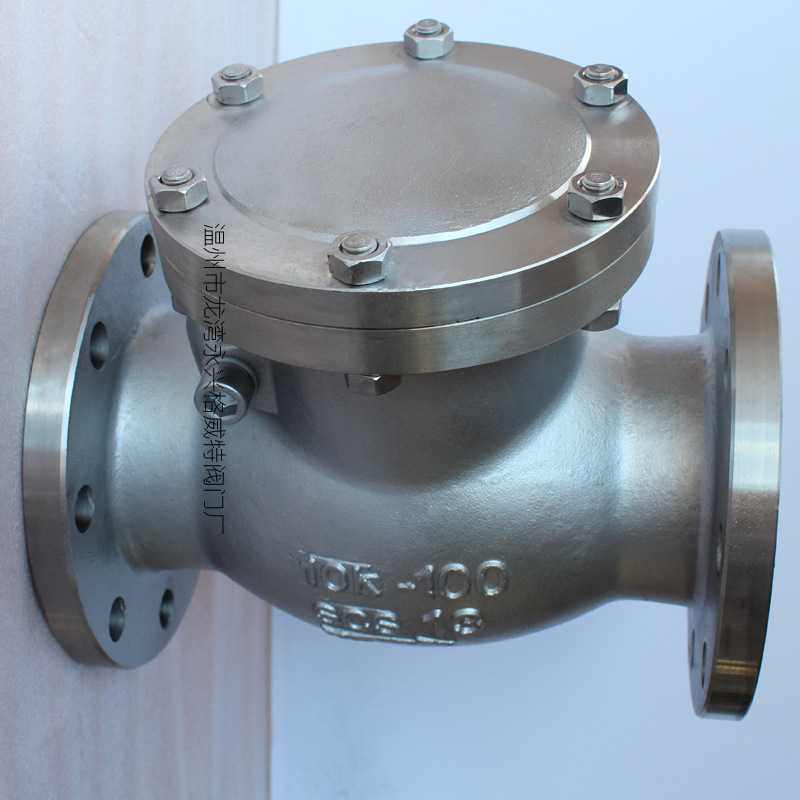 不锈钢对夹止回阀 304弹簧式 H71W-25P H71型对夹止回阀PN25逆流-阿里巴巴