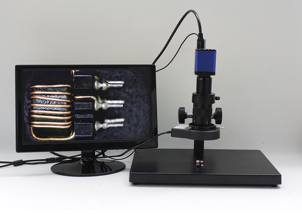 4K高清CCD数码放大镜电子工业手机维修珠宝鉴定电脑测量显微镜-阿里巴巴