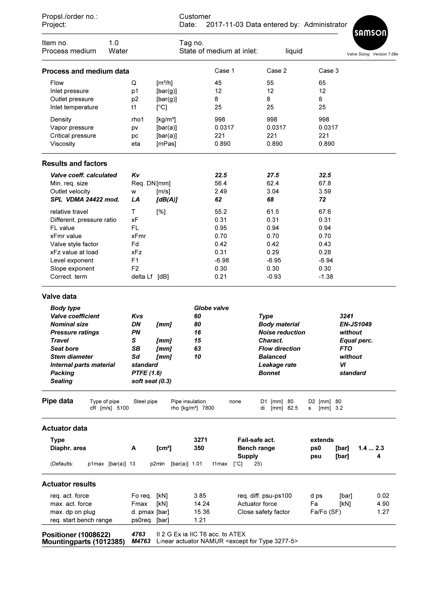 萨姆森Samson 3244 三通调节阀 - 直行程控制阀 - 上海怡磬贸易有限公司