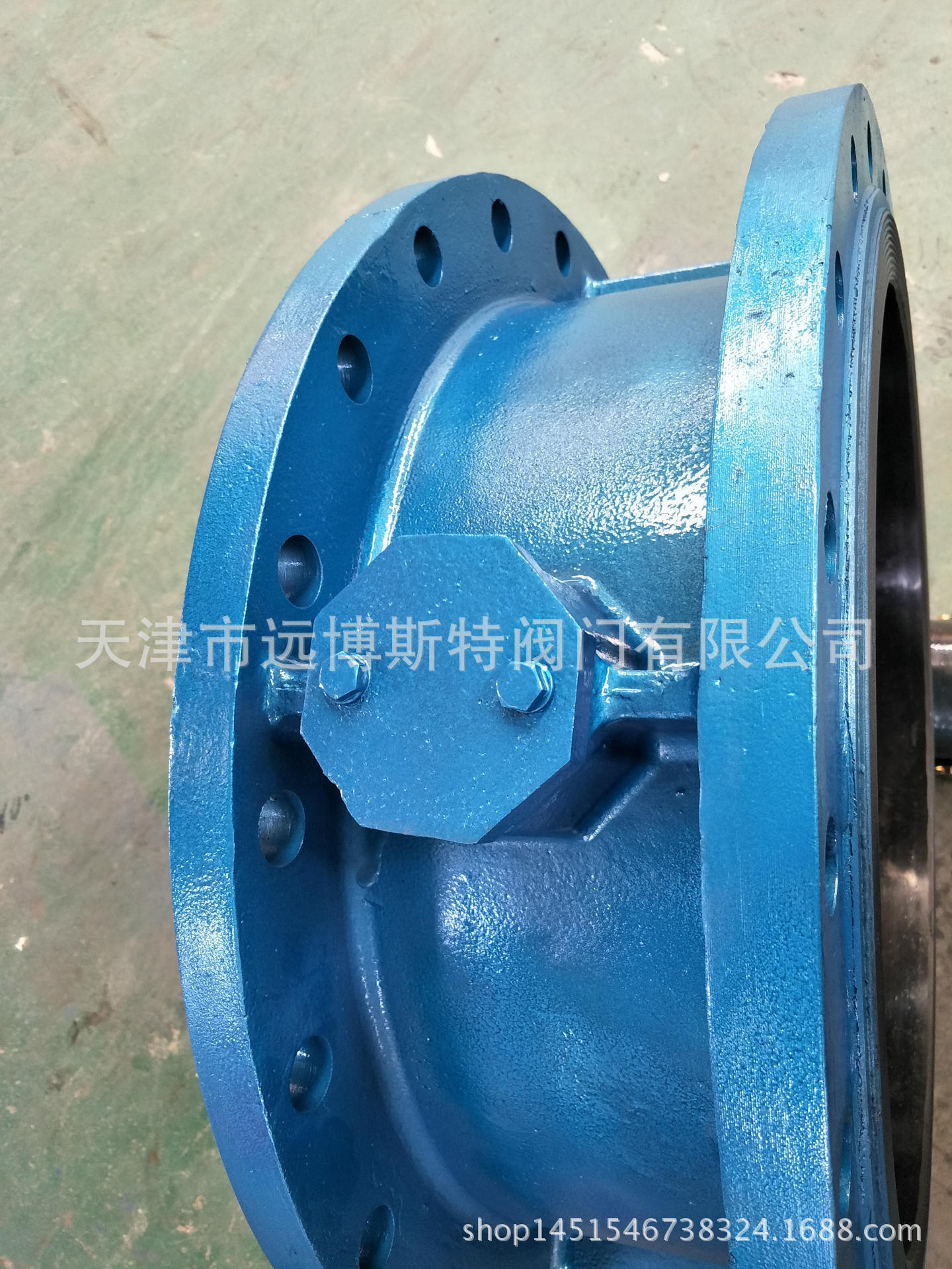 厂家供应 气动法兰式蝶阀 软密封法兰蝶阀衬尼龙 D641X-10/16N-阿里巴巴