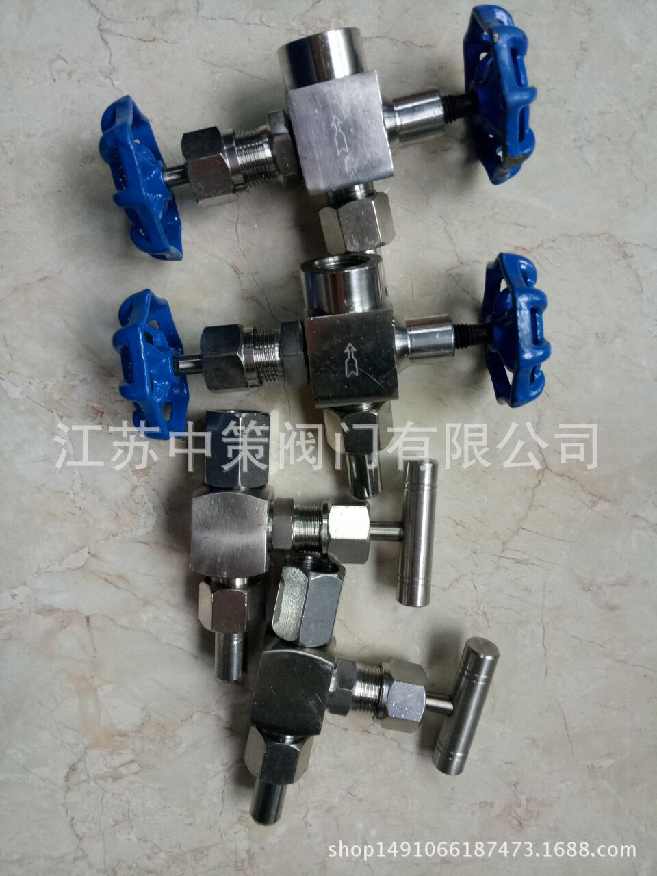 J19W-160P不锈钢压力表三通针型阀 SS304压力表针型阀 DN6 10 15-阿里巴巴