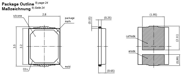 原装欧司朗DURISE 2835 GW JTLMS1.EM 0.2W 3000K贴片LED灯珠芯片-阿里巴巴