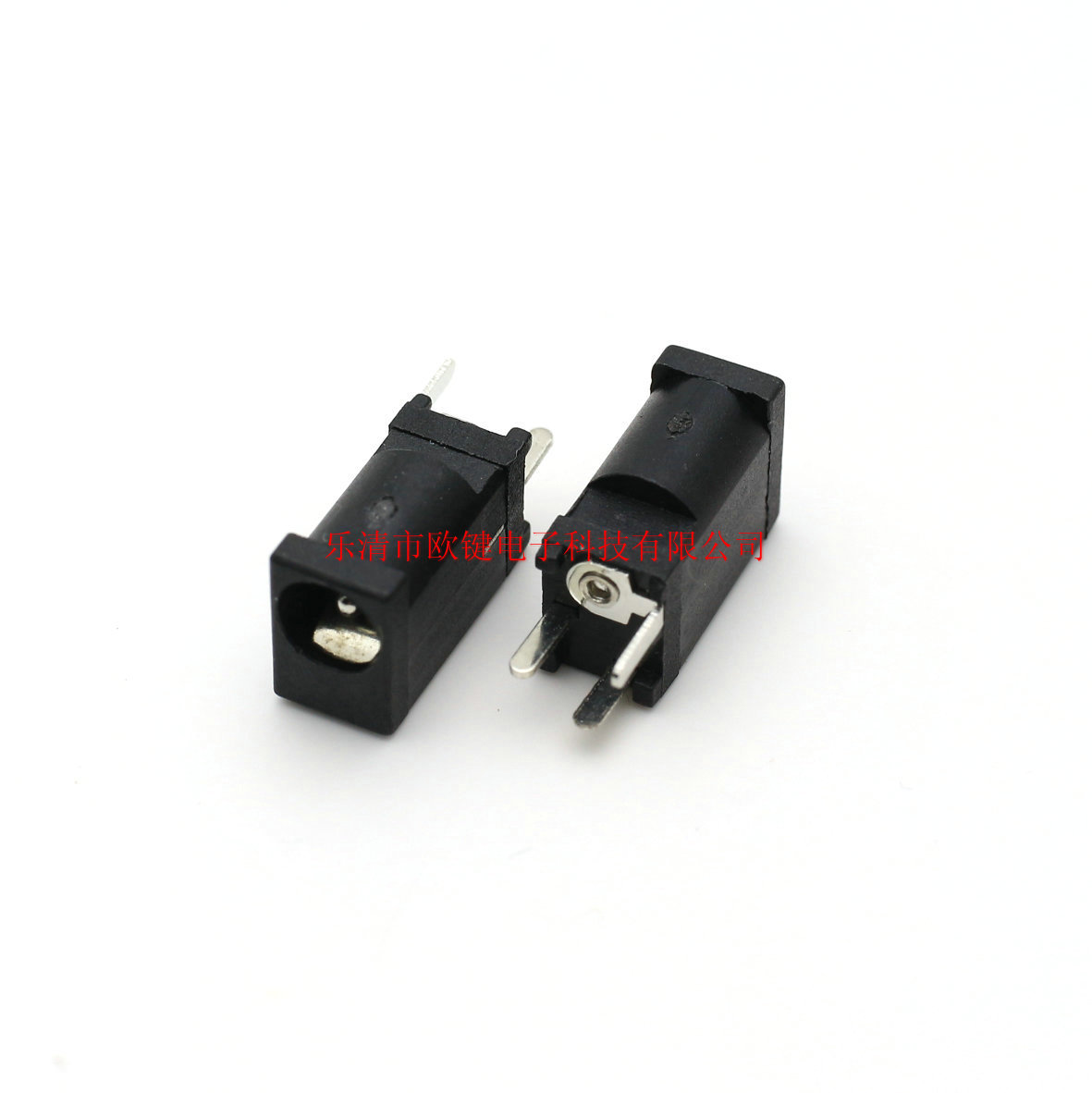 DC电源插座DC-002 180度直插dc002 直流电源插座dc-002立式-阿里巴巴