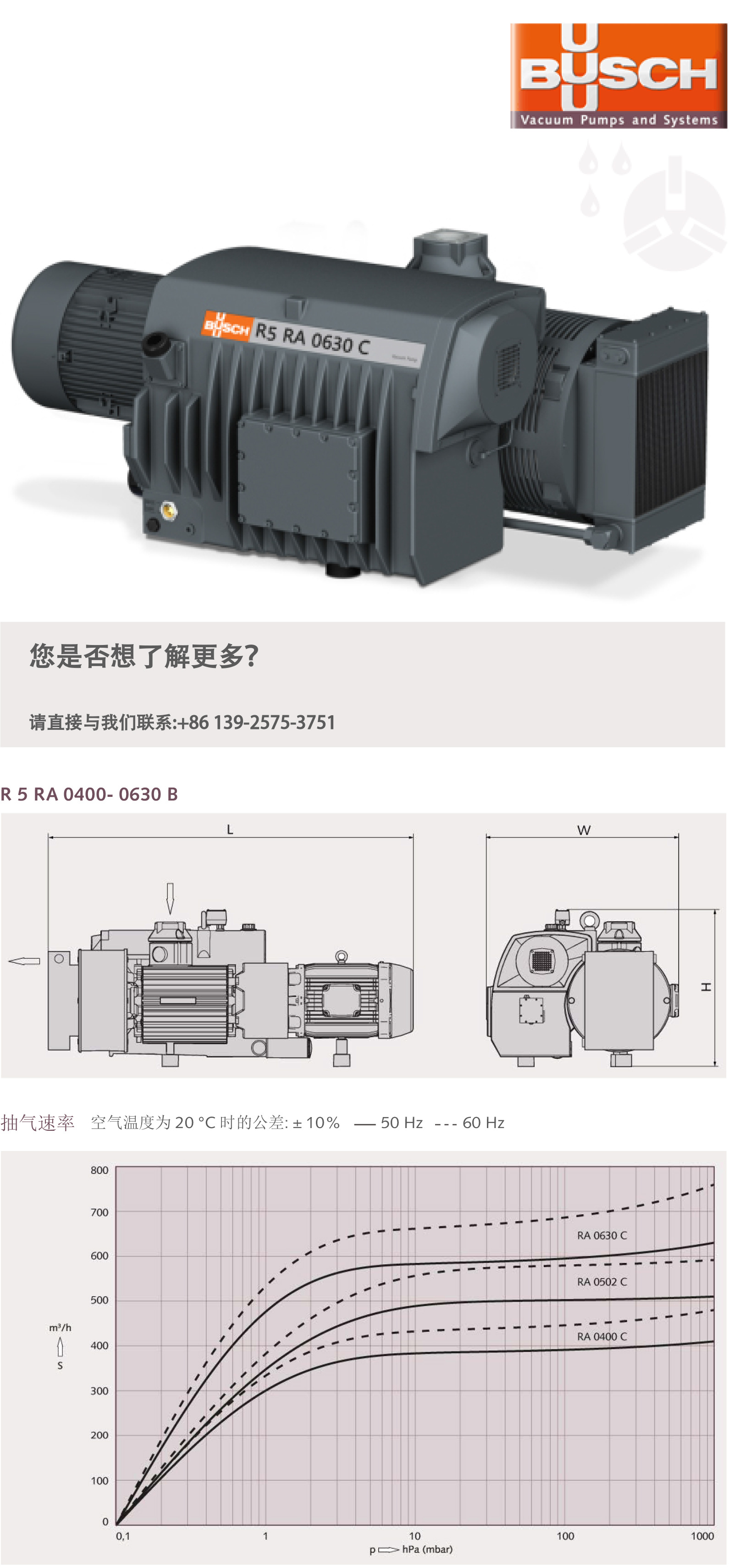 原装德国BUSCH普旭真空泵RA0630C 及快速精修保养+配件-阿里巴巴