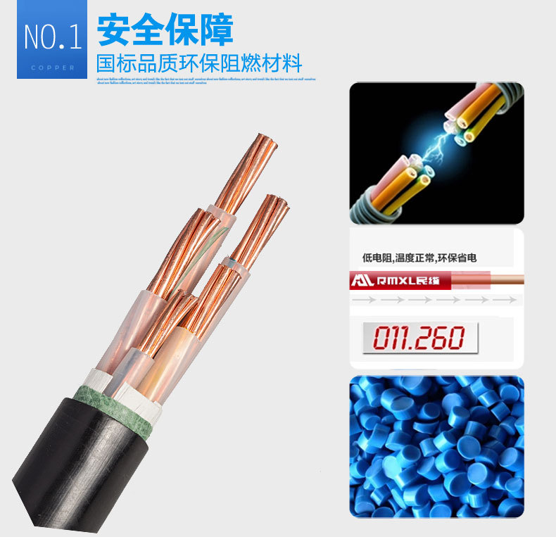 电线电缆生产厂家YJV4*25+1*16平方 国标纯铜芯电力电缆线包检测-阿里巴巴
