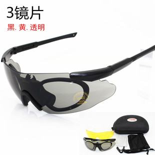 HuoXin 伊斯 ICE2.4突击3镜片 狙击手专用护目镜 骑行眼镜-阿里巴巴