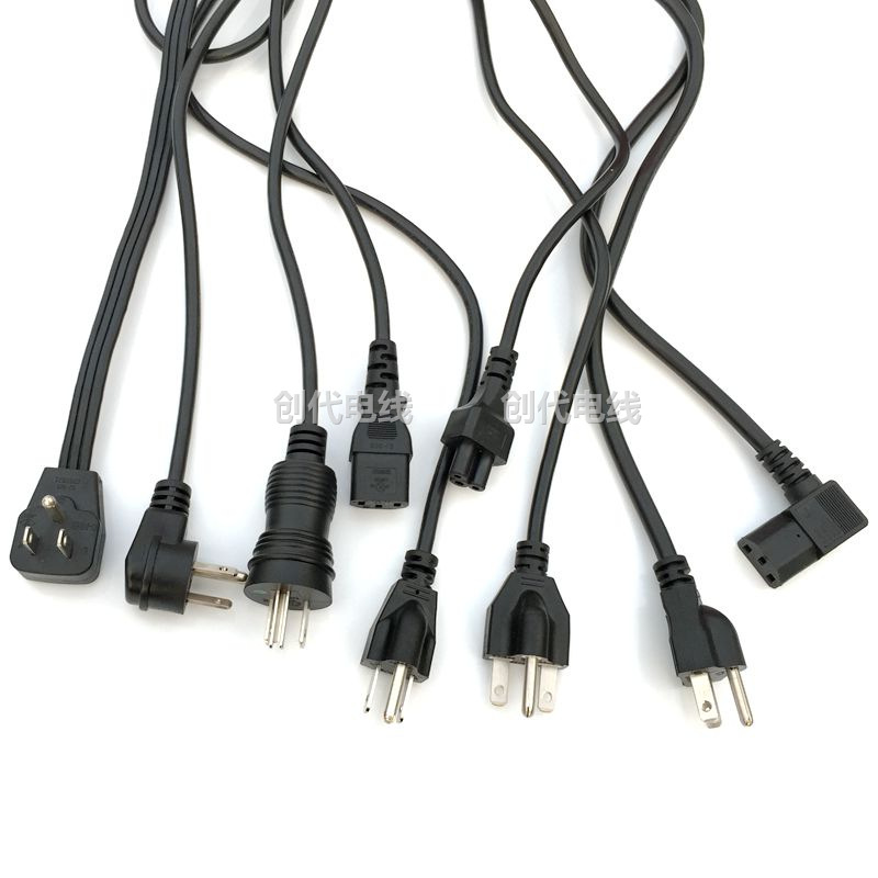 UL SVT SJT 3芯18awg(0.824MM2) vw-1 105度300V 美式三插电源线-阿里巴巴