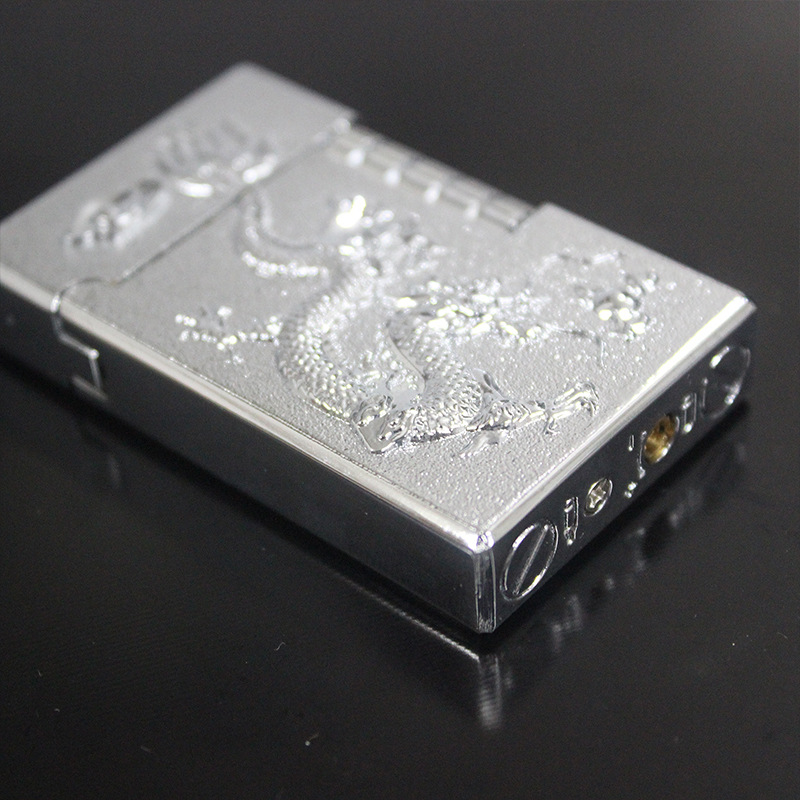 传统龙凤朗声打火机 搓轮明火脆音打火机 MF845 经典款砂轮系列-阿里巴巴